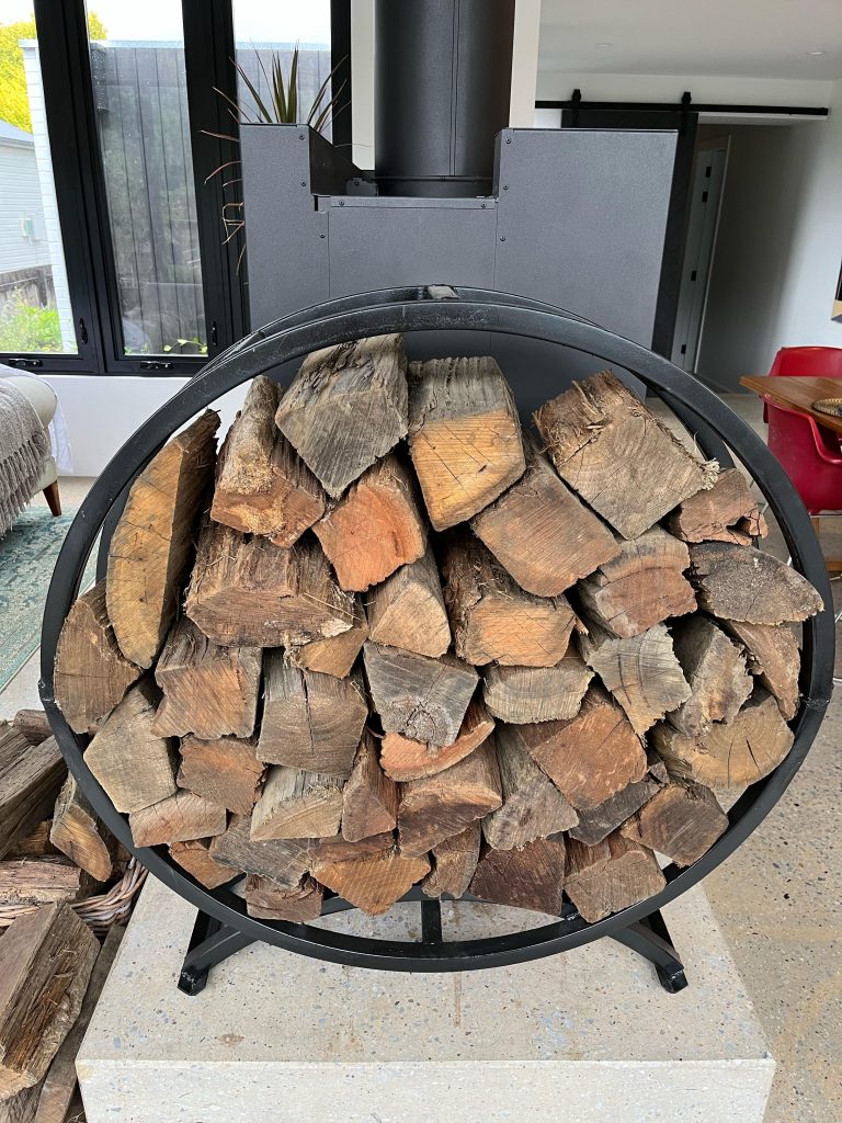 Fire Wood Stacker - Small - Full Circle - Finigan Wright Fabrication